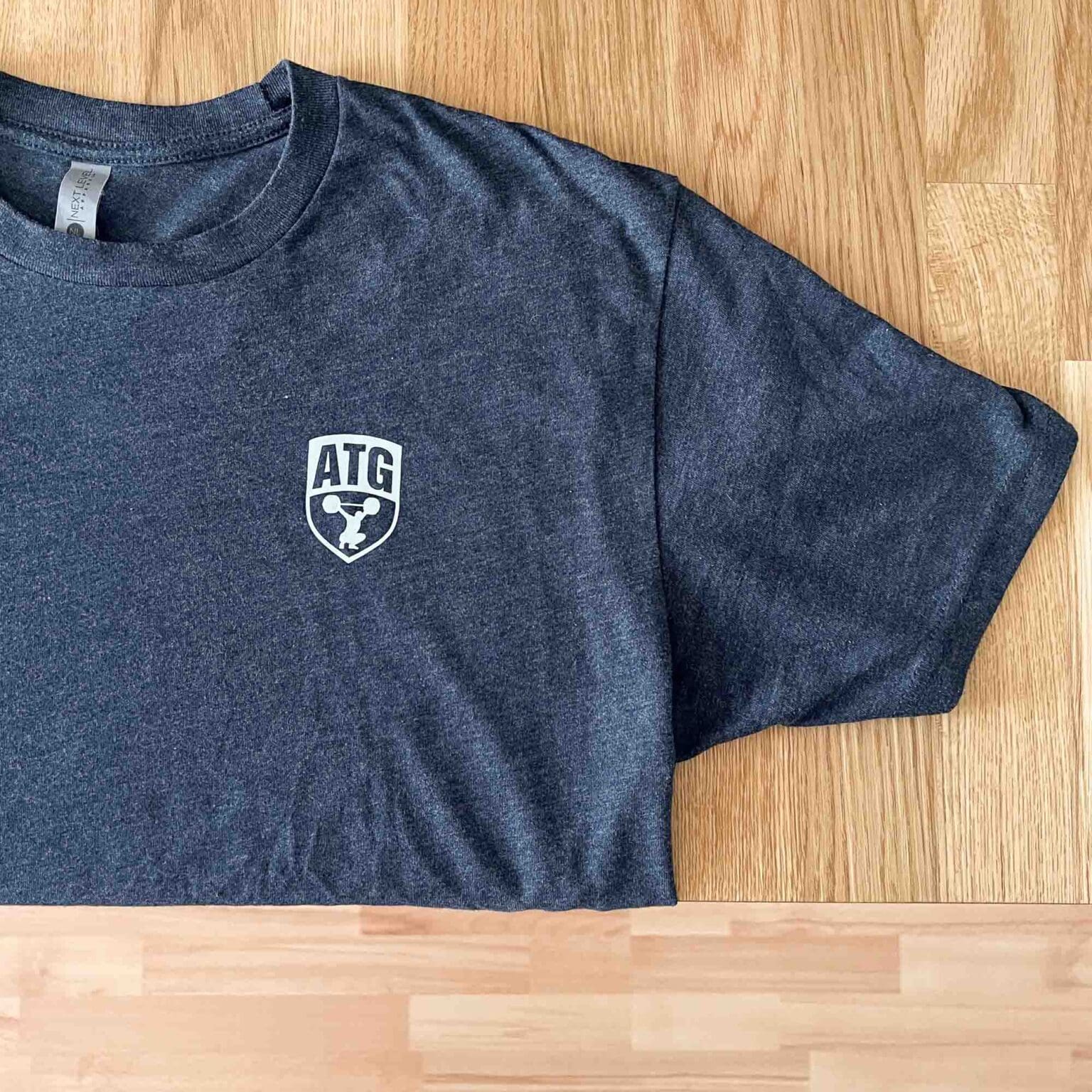 ATG Midnight Navy/White Shield Pocket Logo Tee – hookgrip store