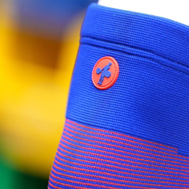 Blue/Red hookgrip Double Layer Knee Sleeves (pair) – hookgrip store